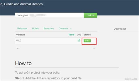 Android 通过gitee发布库到jitpackgitee 能发布到jitpack吗 Csdn博客