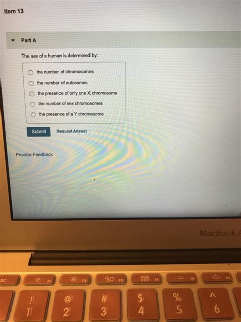Solved Item Part A The Sex Of A Human Is Determined By Chegg Com