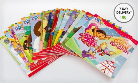 Dora The Explorer 15 Book Set Groupon Goods