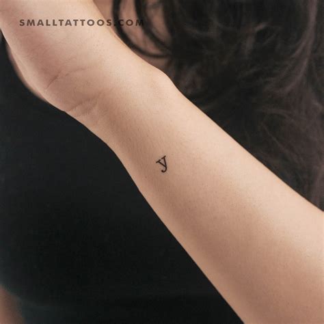 Y Letter Tattoo Black Letter Y Yankee Nato Phonetic Alphabet