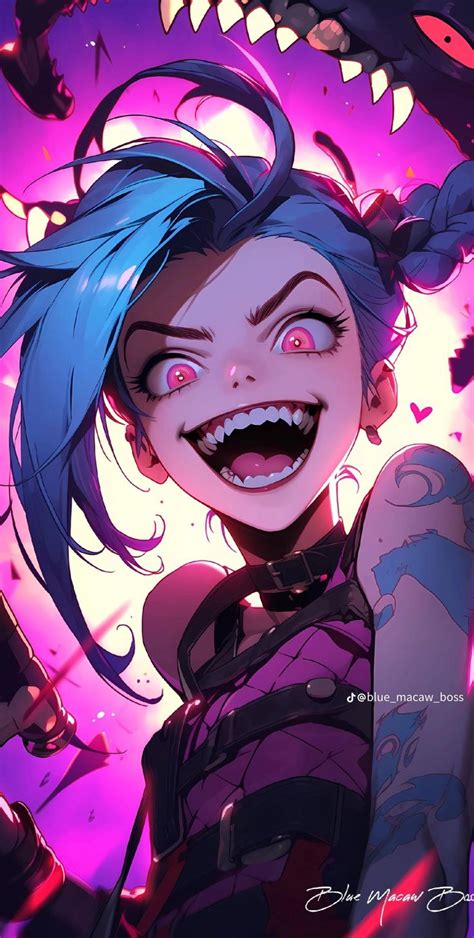Pin By Sebastian Henker On Jinx League Of Legends Anime Art Jinx League Of Legends