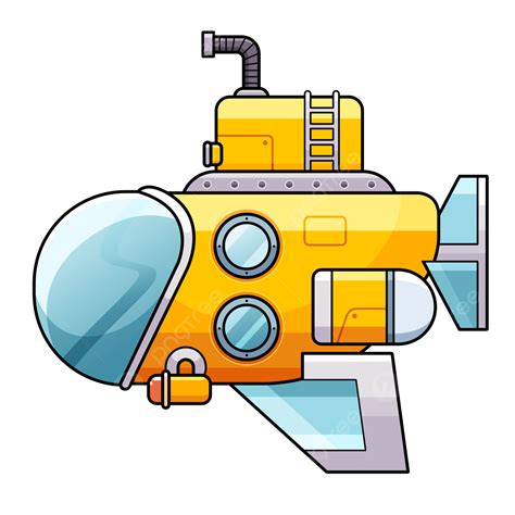 Submarino Amarillo De Dibujos Animados Png Submarino Dibujos