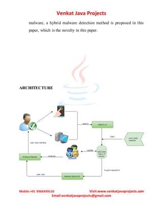 Robust Malware Detection For Iot Devices Using Deep Eigen Space Learning Docx Internet