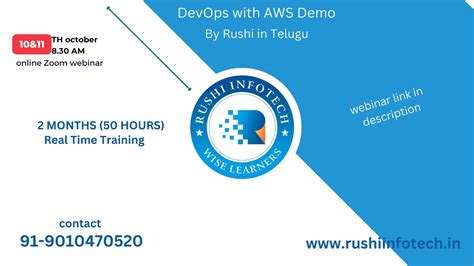 Devops With Aws New Batch Demo What Is Devops What Is Aws Training In Telugu Youtube
