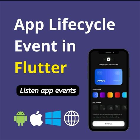 Ahsan Malik On Linkedin Listen To The App Lifecycle Events In Flutter Without Using The Widgets