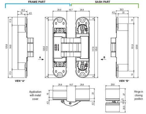 Купити Петля дверна прихована Agb Art E302009234 Eclipse 2 1 хром матовий ціна 1179 грн Prom