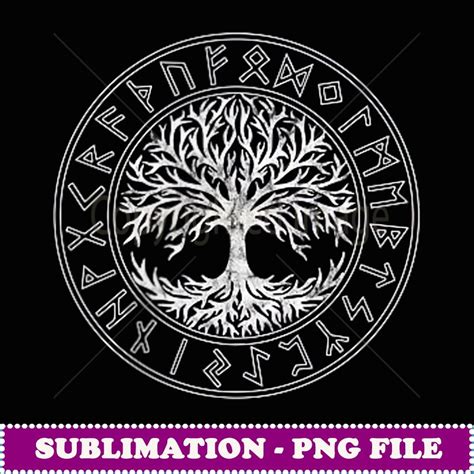 Celtic Tree Of Life Runes Viking Yggdrasil Nordic Symbol Inspire