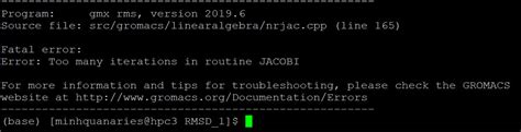 RMSD Calculation Error User Discussions GROMACS Forums
