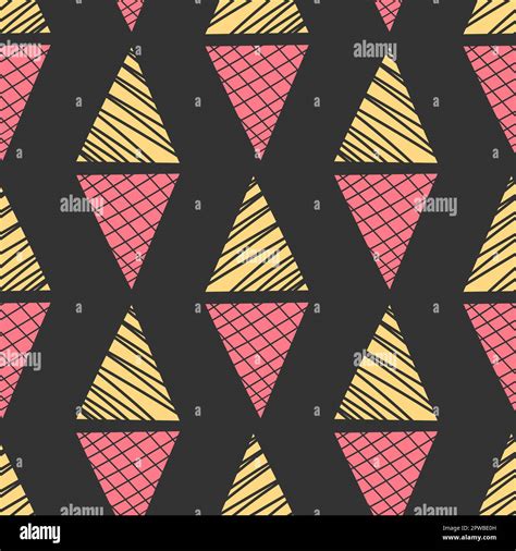Triangle Texture Effect Seamless Background Print Repeat Pattern