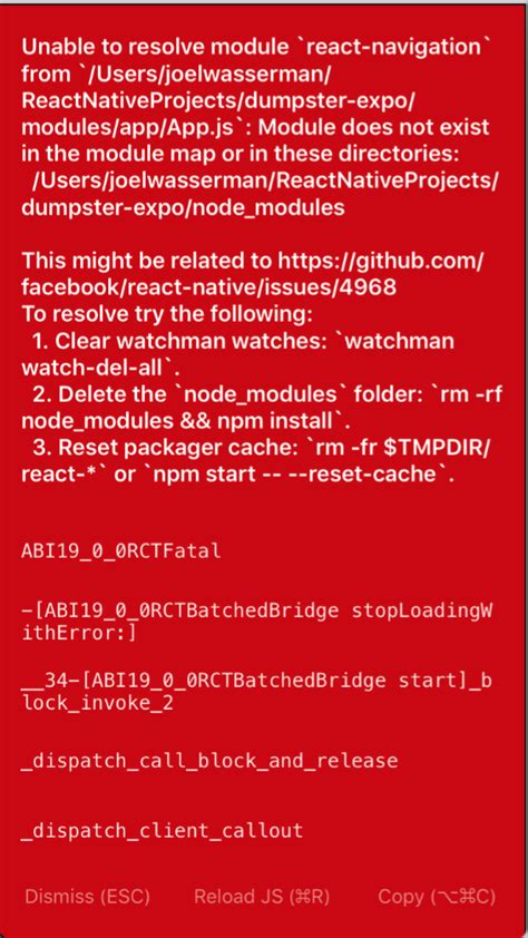 Npm Install Seems To Work Yet Empty React Navigation Folder In Nodemodules · Issue 2265