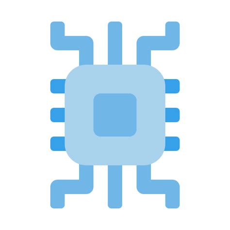 Microchip Generic Blue Icon