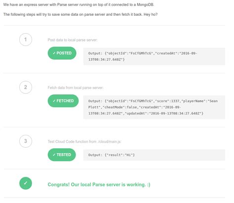 Parse Server On Openshift Online Next Gen