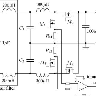 Experimental Circuit Showing Input Current Sensor And Input Filter The Download Scientific