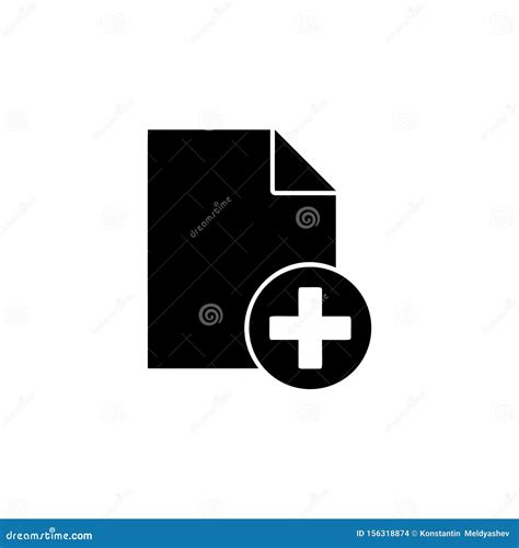 New Document Text Icon Simple Glyph Vector Of Text Editor Set Icons