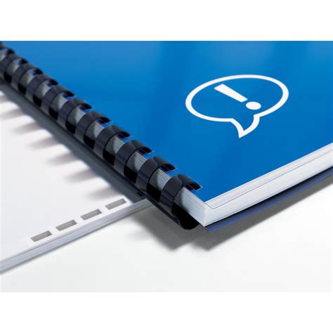 Gbc Combbind Binding Spines 516 Black 100 Pack