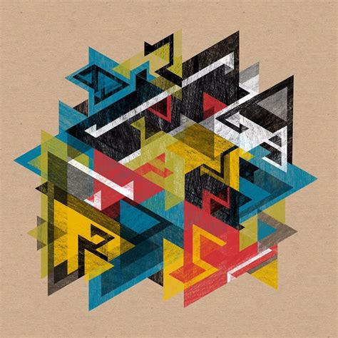 Abstract With Triangles Abstract Abstract Art Art