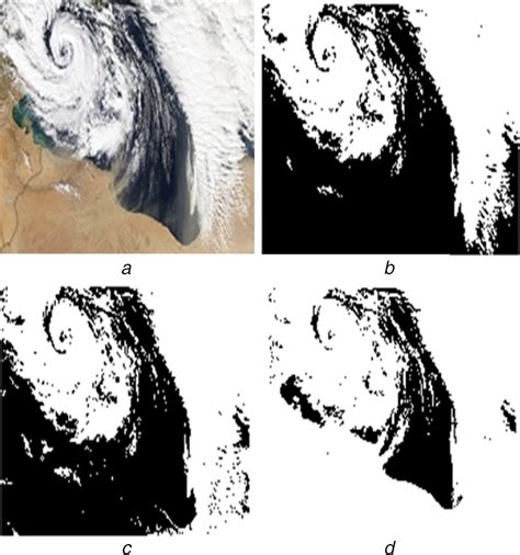 Modis Data Captured On 28 Dec 2015 A Original Data Cloud Segmented Download Scientific