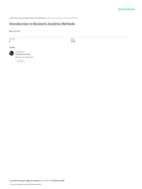 Business Analysis Book Pdf Usability Reliability Engineering