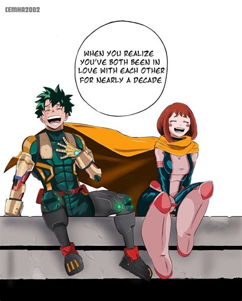 Deku And Uraraka Boku No Hero Academia Funny My Hero Academia Manga