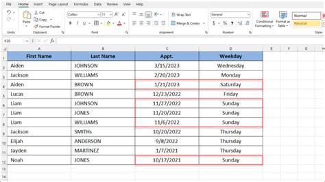 How To Count Cells On Weekends Excelnotes