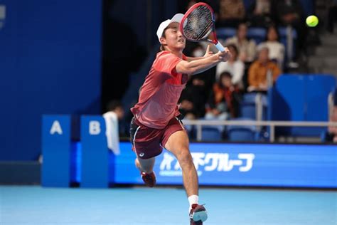 【photo】ジャパンオープンテニス｜世界10位で第1シードのフリッツに逆転勝ち！大金星を挙げた望月慎太郎を特集！ The Digest