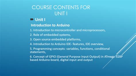 Ppt Introduction To Arduino Ppt Notes Download Shop Handwritten Notes Shn