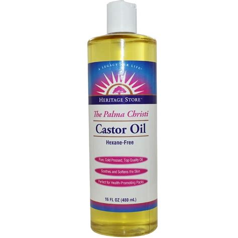 Heritage Store Castor Oil Cold Pressed Rich Hydration
