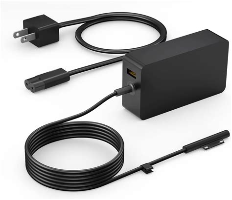 Amazon Com Microsoft Original Surface Charger W Power Supply Compatible With Microsoft