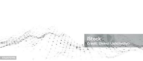 기술 화이트 웨이브 빅 데이터 시각화 분석 표현 디지털 배경 3d 렌더링 0명에 대한 스톡 벡터 아트 및 기타 이미지 0명 개념 공학 Istock