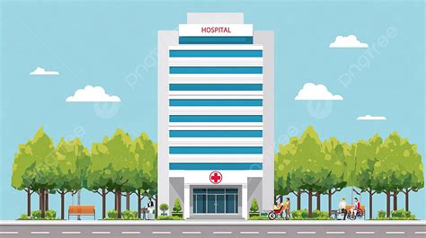 Edificio De Hospital De Dibujos Animados