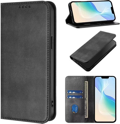 Xinyunew Coque Pour Tecno Spark 30 4g Premium Portefeuille Étui étui Cuir Pu Magnétique