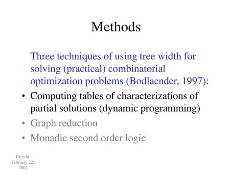 Ppt Applications Of Tree Decompositions Powerpoint Presentation Free