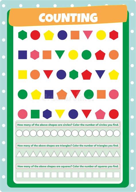 Math Operations For Kindergarten Preschool And Primary School Stock