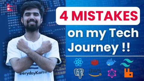 Saroj Dahal On Linkedin As A Software Developer We Do Lots Of Mistakes In Our Tech Journey Some…