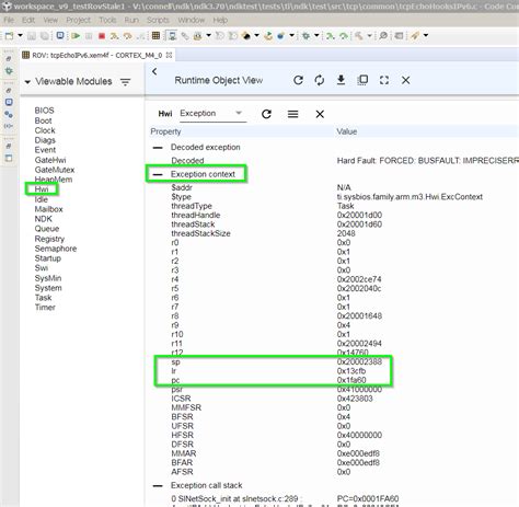 [faq] 如何追踪导致ti Rtos应用程序异常的代码？ 处理器论坛 处理器 E2e™ 设计支持