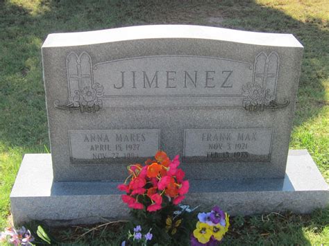 Frank Max Jimenez 1921 1978 Find A Grave Memorial