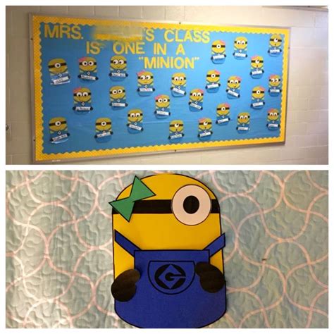 Minion Themed Bulletin Board Printable Productminion
