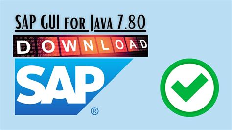 descarga sap gui 780 para macos la ultima versión de sap gui for java youtube