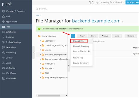 How To Install Youtube Video Backend On Plesk Knowledgebase
