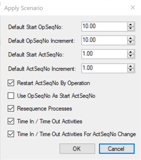 max sequence number control in assembly planner software proplanner