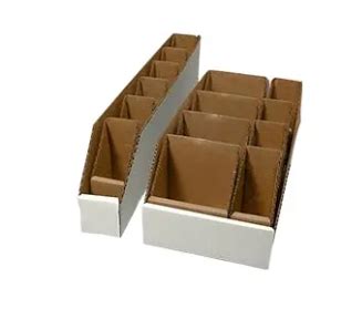 Recyclable Custom Size Cardboard Bin Boxes Storage Stack Up Kraft Paper Box