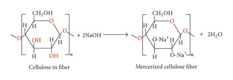 Mercerization Reaction Scheme Download Scientific Diagram