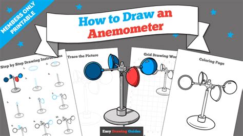 How To Draw An Anemometer Really Easy Drawing Tutorial