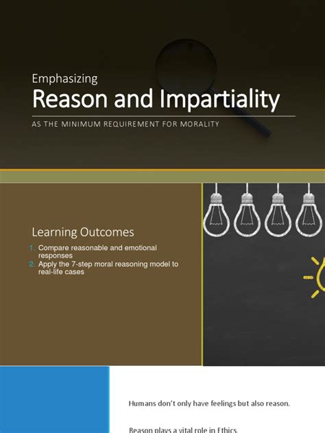 Reason And Impartiality With 7 Steps For Lms Pdf Reason Morality