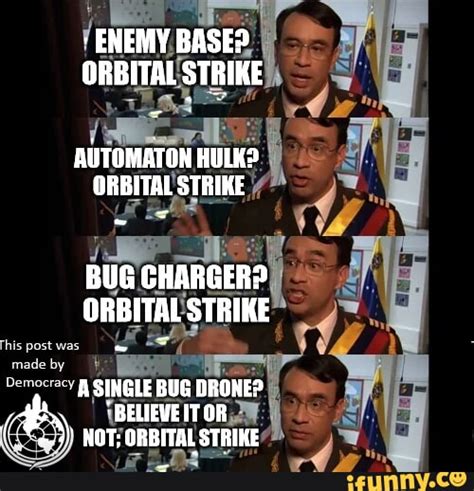 Enemy Base2 Orbital Strike Automaton Hulk Orbital Strike Bug Charger