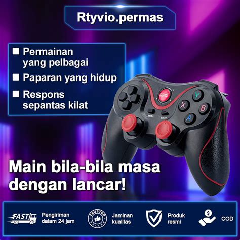 X3 Wireless Gamepad Bt V30 Game Remote Controller Joystick Lightweight