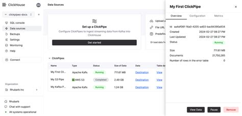 Integrating Amazon Kinesis With Clickhouse Cloud Clickhouse Docs