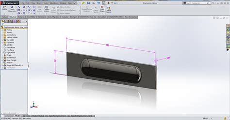 Solidworks Simulation Using Specific Displacement In Design Goengineer