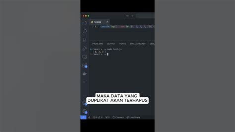 Hapus Duplikat Di Array Js Cuma Butuh 1 Baris Kode 😱🔥 Codingtips Coding Programming