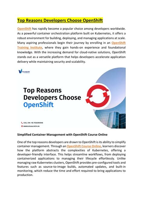 Ppt Openshift Course Online Openshift Training In Bangalore Powerpoint Presentation Id